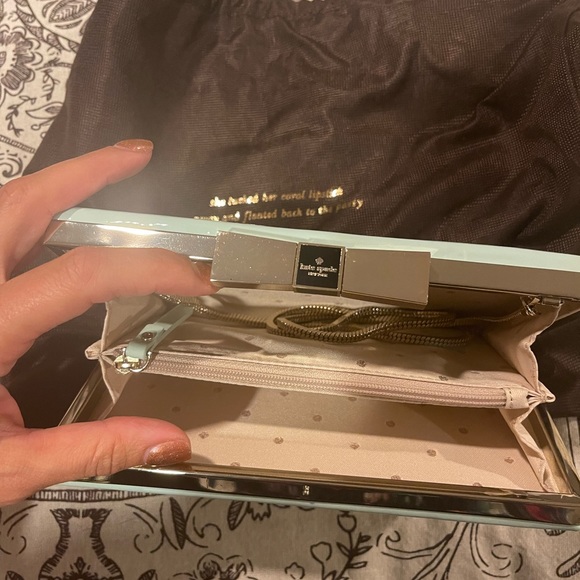 kate spade | Bags | Kate Spade Retro Radio Purse Handbag Mint Green ...